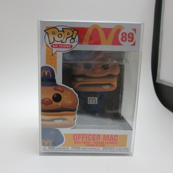 Funko | Toys | Mcdonalds Officer Mac Funko With Protector | Poshmark